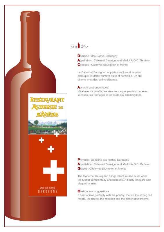 Wine Selection – Auberge de Savièse